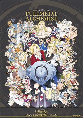 FULLMETAL ALCHEMIST - Calendrier 2024 : ShopForGeek.com: Calendar Fullmetal Alchemist