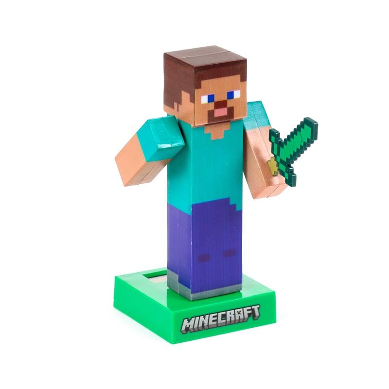 MINECRAFT - Steve - Solar Pal 4,9inch : ShopForGeek.com: Figurines ...
