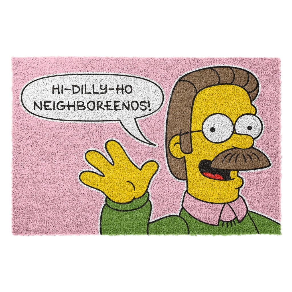 LES SIMPSONS - Ned Flanders - Doormat : ShopForGeek.com: Doormat Grupo ...