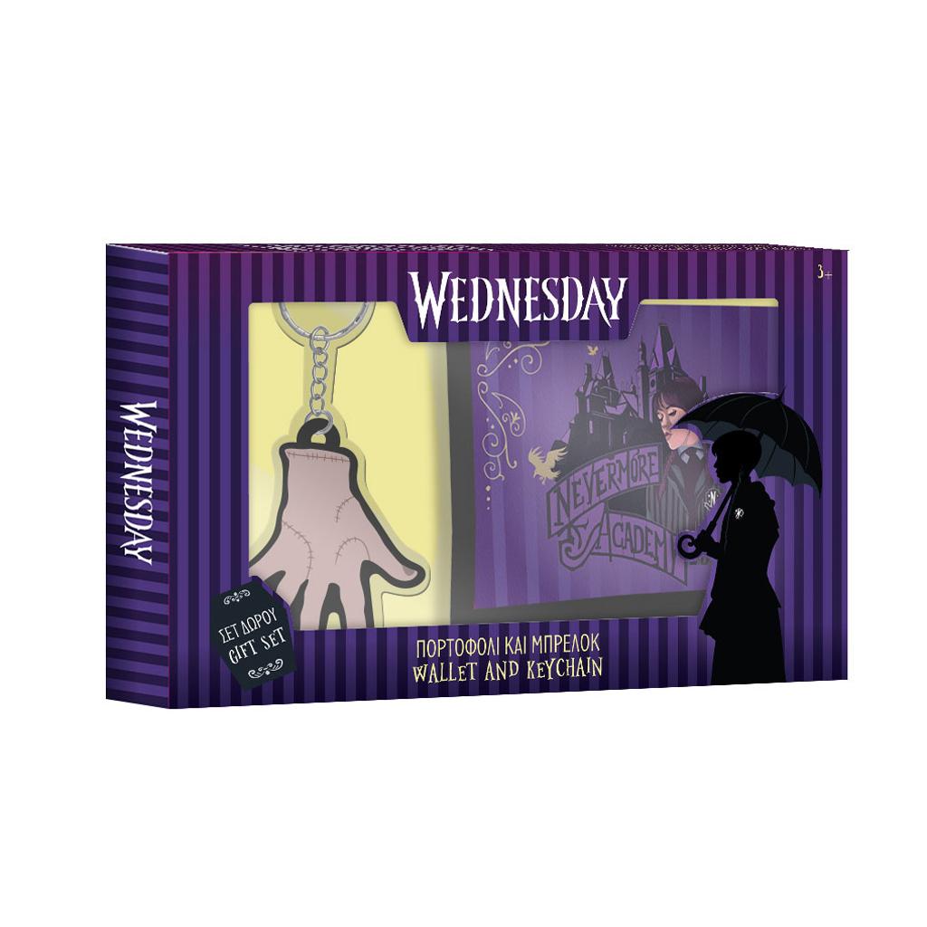 WEDNESDAY - Gift Set - Wallet + Keychain : ShopForGeek.com: Paquete de ...