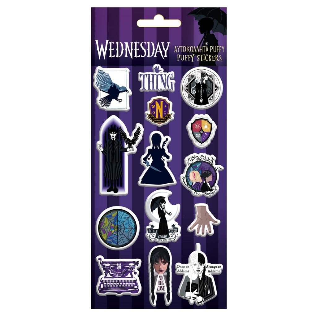 WEDNESDAY - Stickers Puffy : ShopForGeek.com: Stickers Wednesday