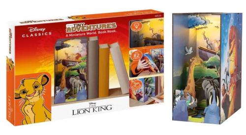 BEMS | DISNEY - BOOK NOOK KIT - Lion King - 82pc + LED Light