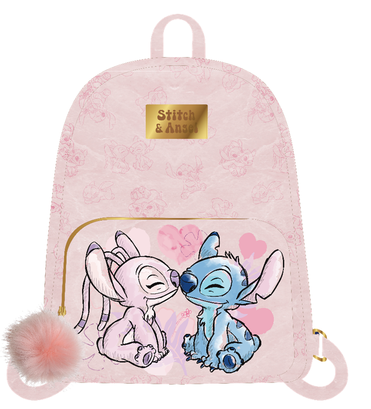 STITCH & ANGEL - Pink - BackPack '27x21x16cm' : ShopForGeek.com: Bag ...