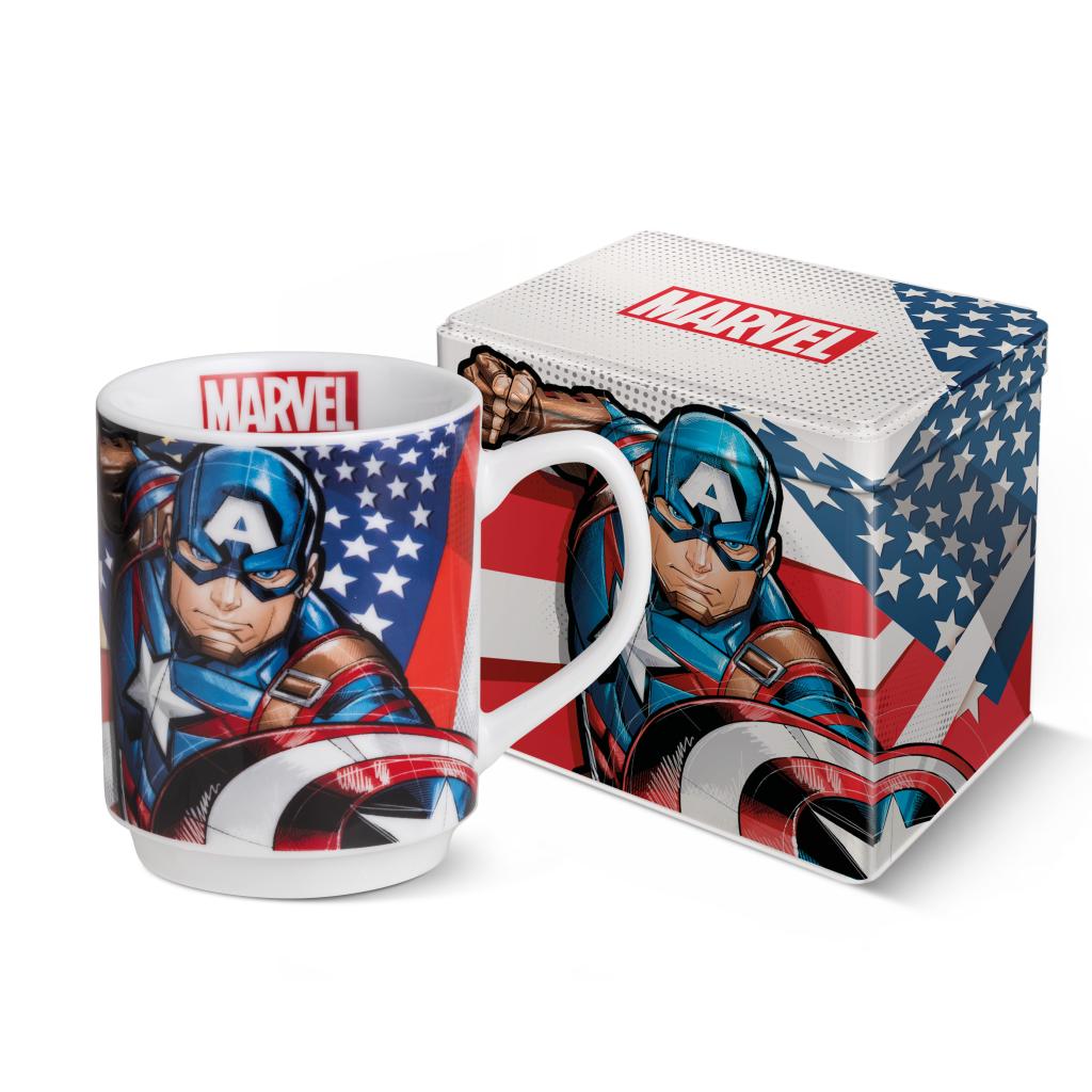 MARVEL - 350ml Mug - Captain America + Metal Box : ShopForGeek.com: Mug ...