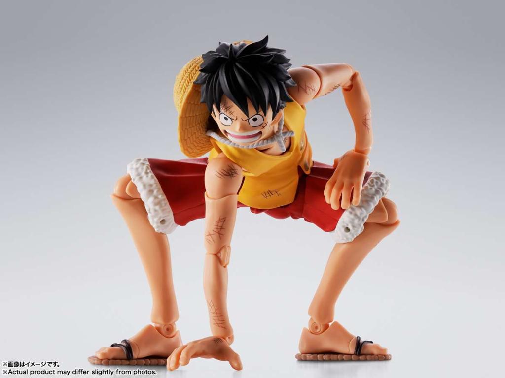 ONE PIECE - Luffy "Marineford" - Figure S.H. Figuarts 14.5cm ...