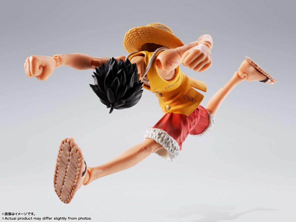 ONE PIECE - Luffy "Marineford" - Figure S.H. Figuarts 14.5cm ...