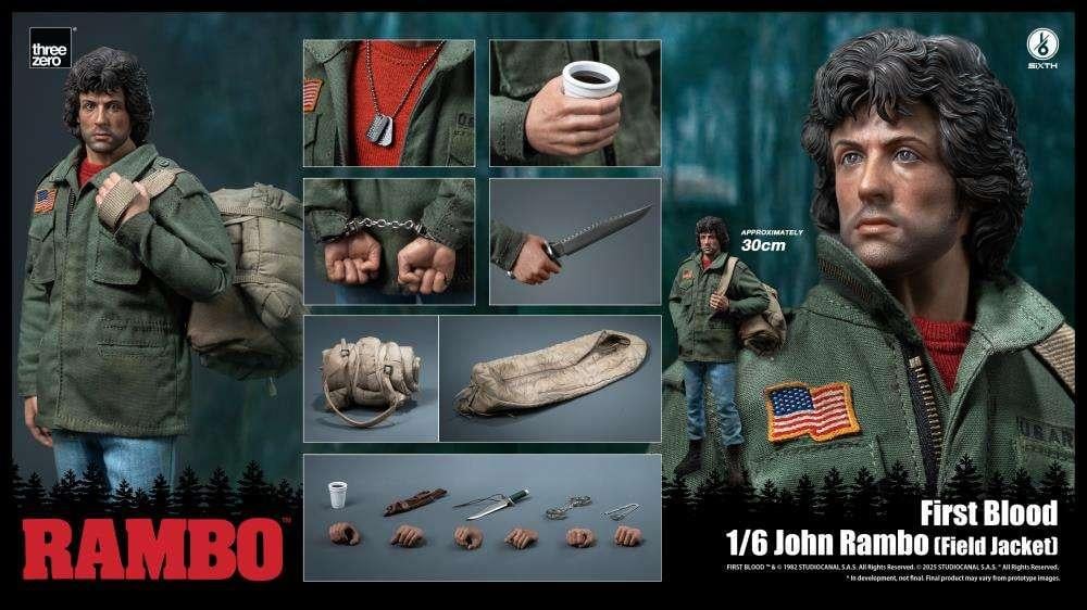 RAMBO FIRST BLOOD - John Rambo "Field Jacket" - Figure 1/6 30cm ...