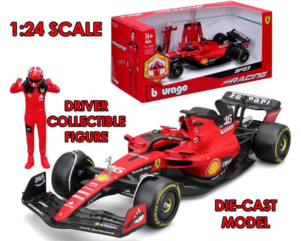 FORMULA 1 - F1 Ferrari Sf-23 with Leclerc - Model Kit 1/24 ...