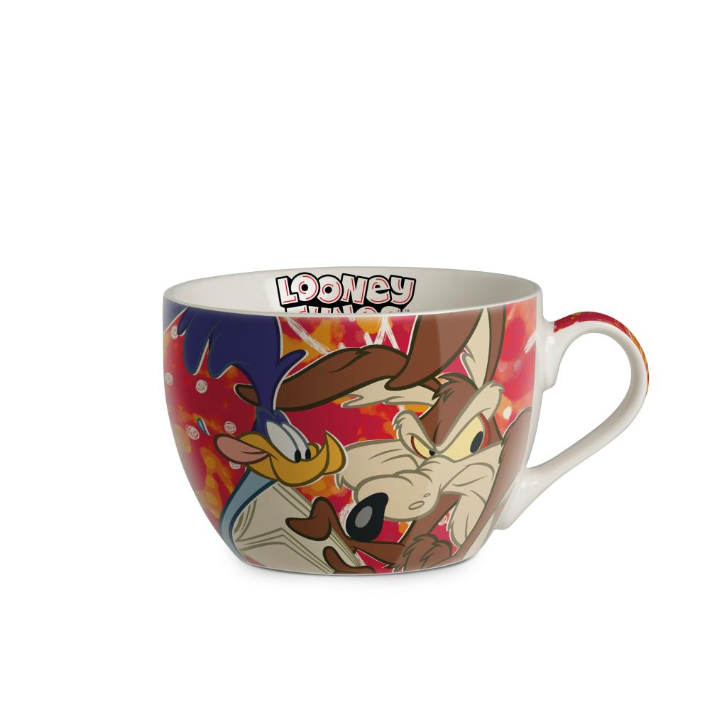 LOONEY TOONS - Breakfast Mug 480ml - Wile E. Coyote & The Road Runner ...