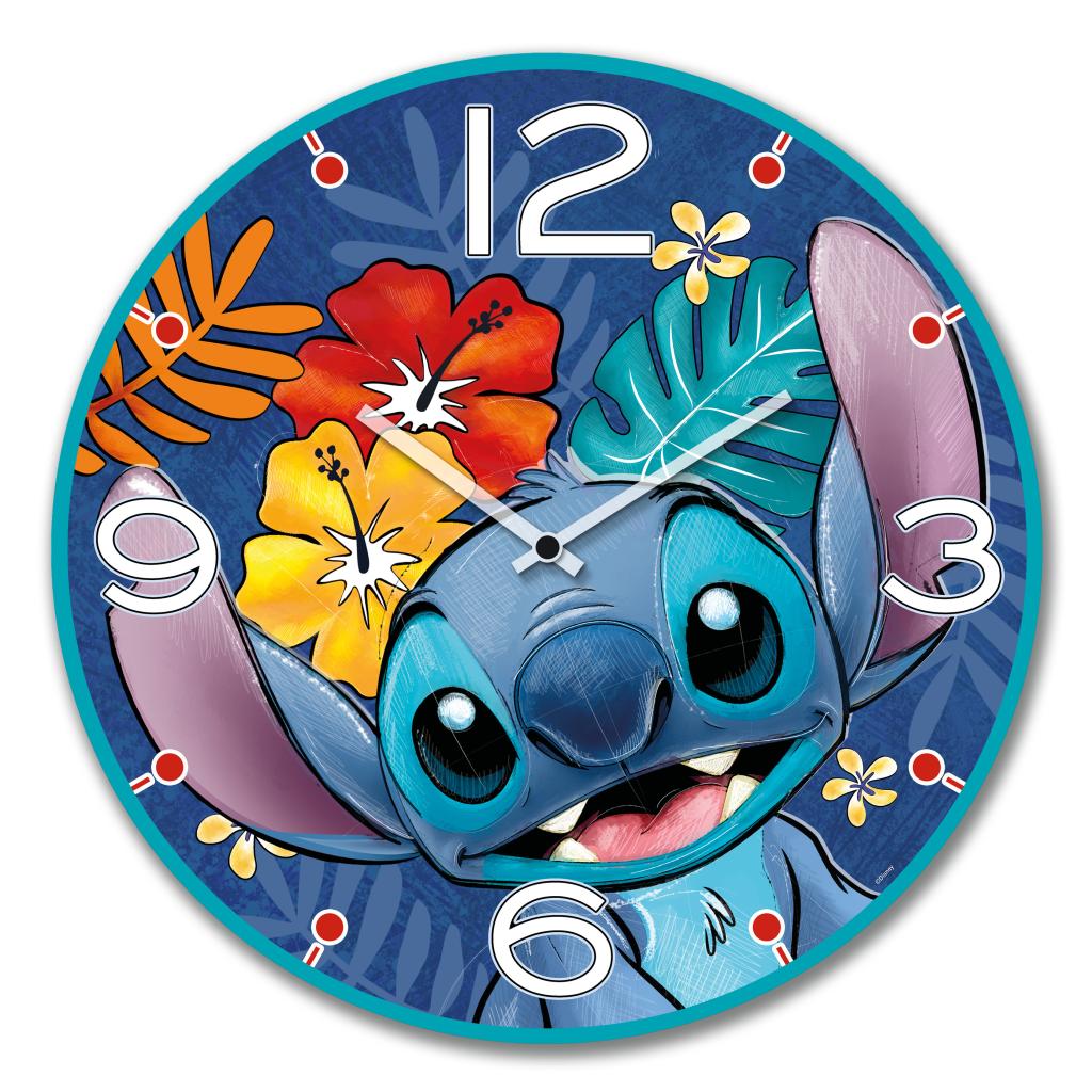 STITCH - Wall Clock 50cm - Blue : ShopForGeek.com: Clock Egan DISNEY