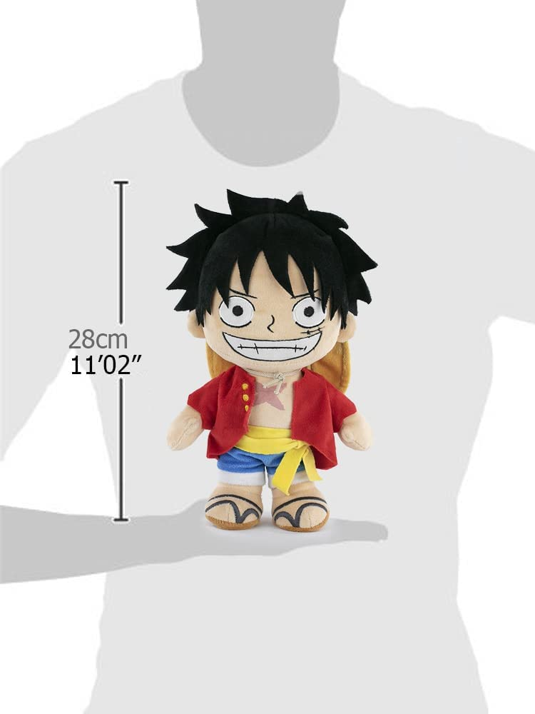 ONE PIECE - Luffy - Plush 28cm : ShopForGeek.com: Plush Barrado One Piece