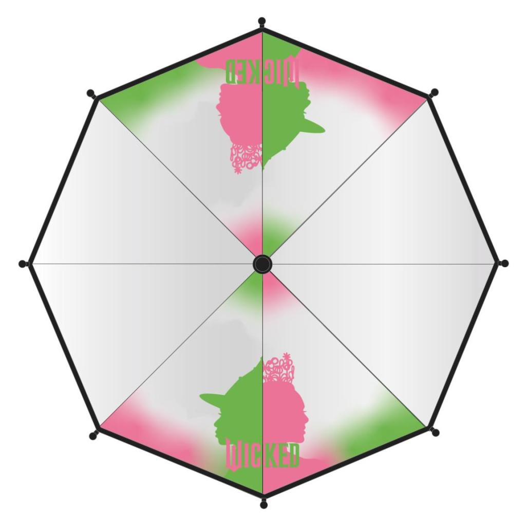 WICKED - Duo - Umbrella - 60 cm : ShopForGeek.com: Umbrella Cerda Movie