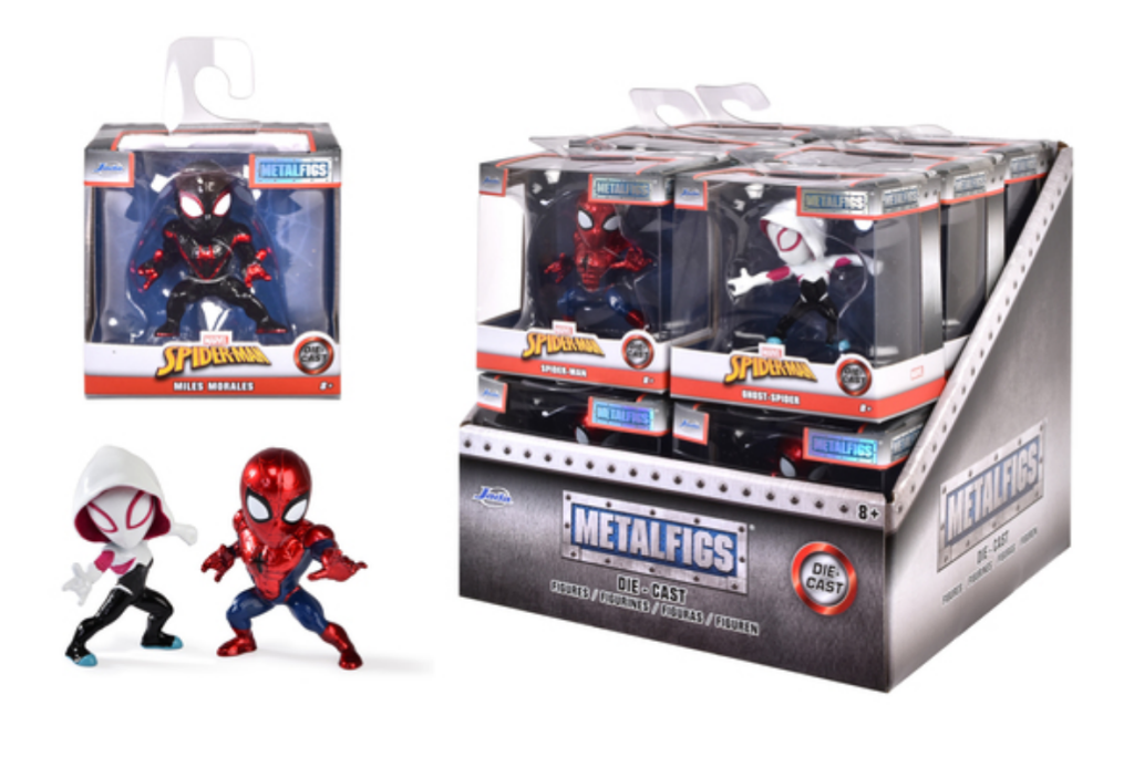 SPIDER-MAN - Display of 2,5inch Figures - 3 Modèles - 12pc - Wave 1 ...