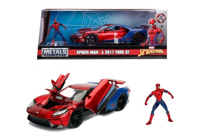 MARVEL - Spider-Man 2017 Ford GT - 1:24 : ShopForGeek.com: Figurines ...