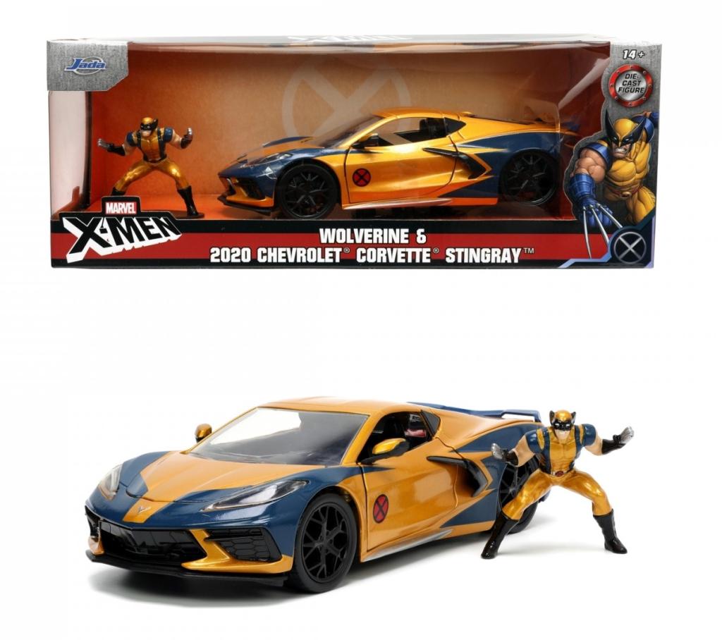 X-MEN - Wolverine & 2020 Chevrolet Corvette Stingray - 1:24 ...