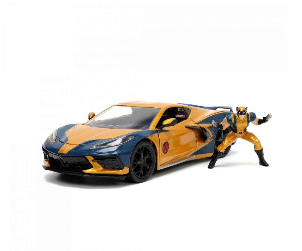 X-MEN - Wolverine & 2020 Chevrolet Corvette Stingray - 1:24 ...
