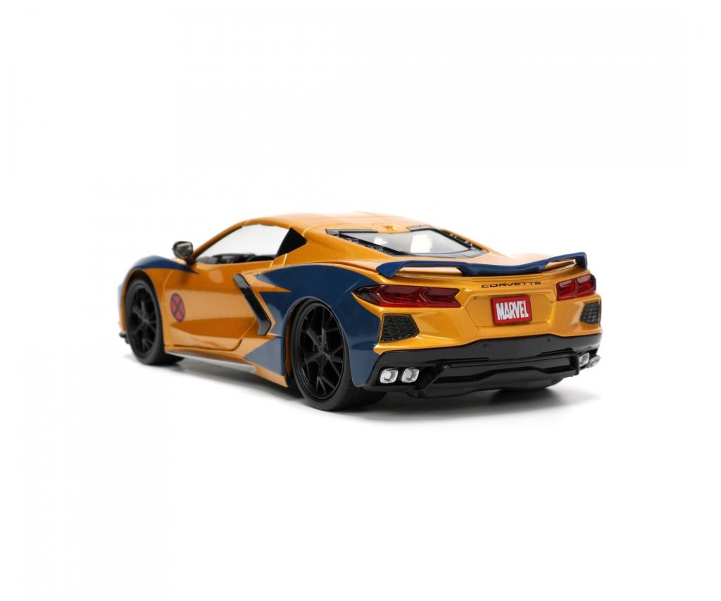 X-MEN - Wolverine & 2020 Chevrolet Corvette Stingray - 1:24 ...