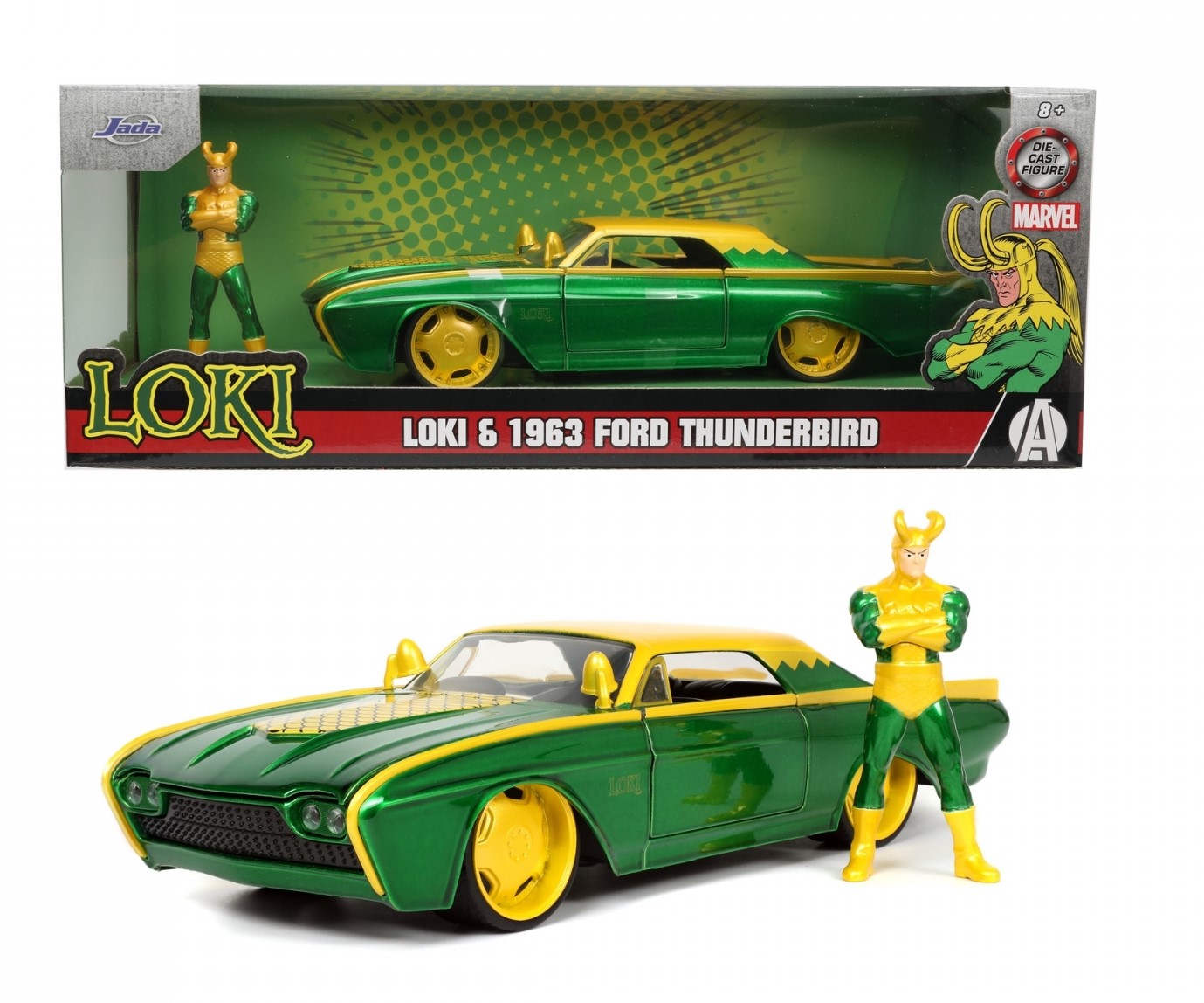 MARVEL - Loki & 1963 Ford Thunderbird - 1:24 : ShopForGeek.com ...