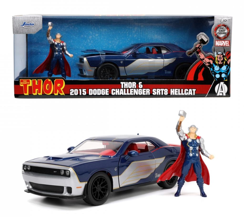 MARVEL - Thor & 2015 Dodge Challenger SRT8 Hellcat - 1:24 : ShopForGeek ...