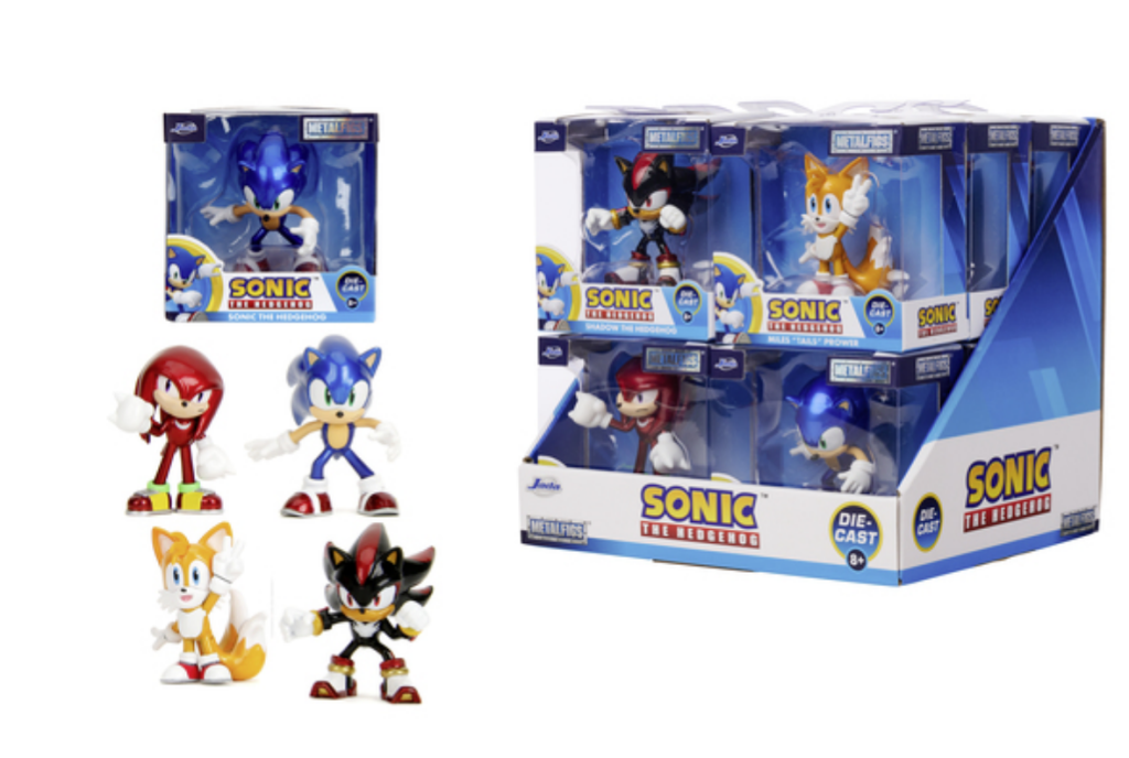SONIC - Display of 2,5inch Figures - 4 Modèles - 12pc - Wave 1 ...