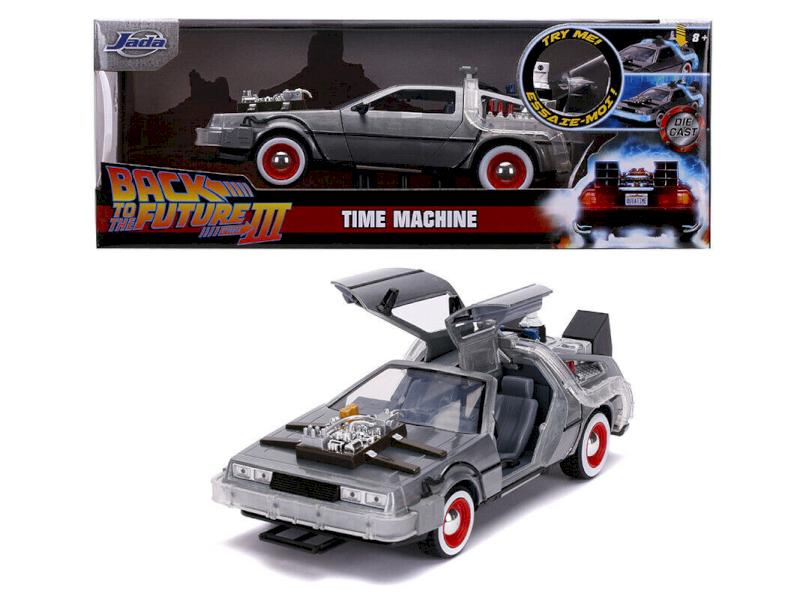 BACK TO THE FUTURE 3 - Time Machine - 1:24 : ShopForGeek.com: Figurines ...