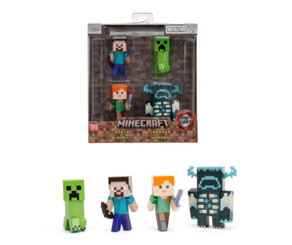 MINECRAFT - Pack of 2,5inch Figures : ShopForGeek.com: Figurines Jada ...