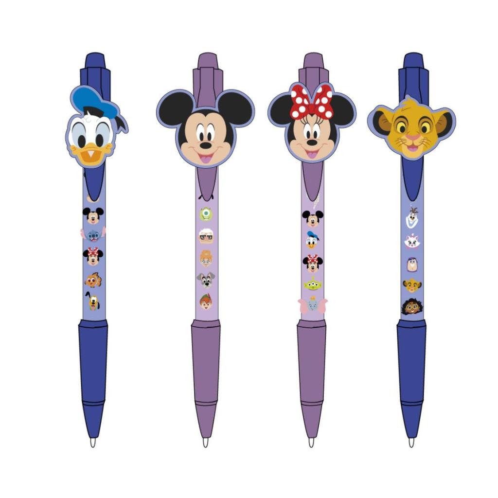 DISNEY 100 Ans - Characters - Set de 4 Ball-Point Pens : ShopForGeek ...