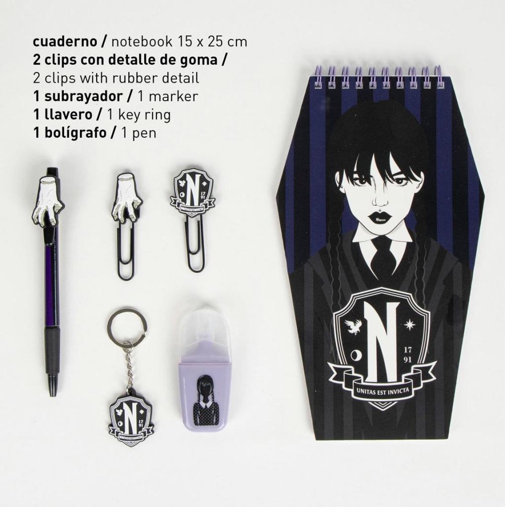 WEDNESDAY - Stationery Box - 6 pc. : ShopForGeek.com: Stationery Cerda ...