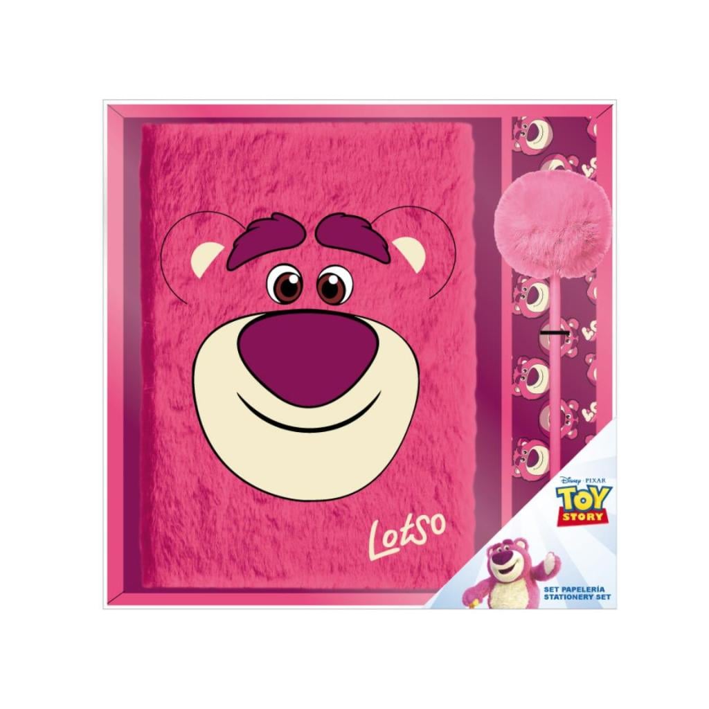 TOY STORY - Lotso - Premium Pack A5 Plush Notebook + Pen : ShopForGeek ...