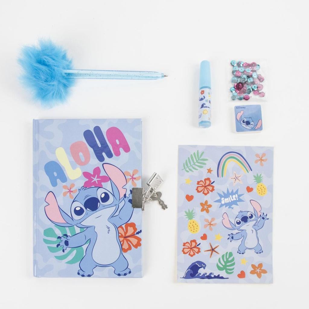 STITCH - Stationery Set - Diary + accessories 6pc. : ShopForGeek.com ...