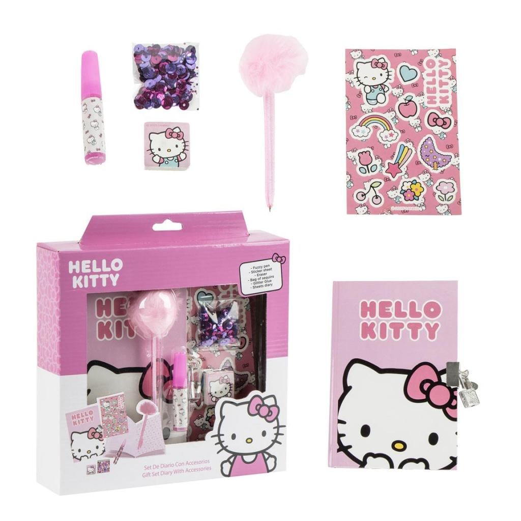 HELLO KITTY - Stationery Set - Diary + accessories 6pc. : ShopForGeek ...