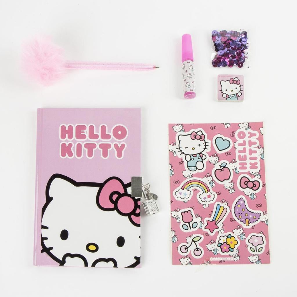 HELLO KITTY - Stationery Set - Diary + accessories 6pc. : ShopForGeek ...