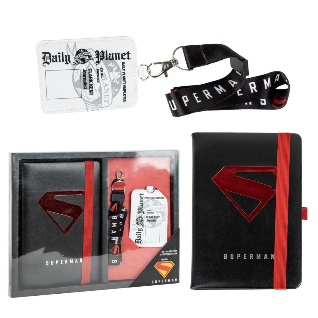 SUPERMAN - Stationery Set - A5 Notebook + Badge : ShopForGeek.com ...