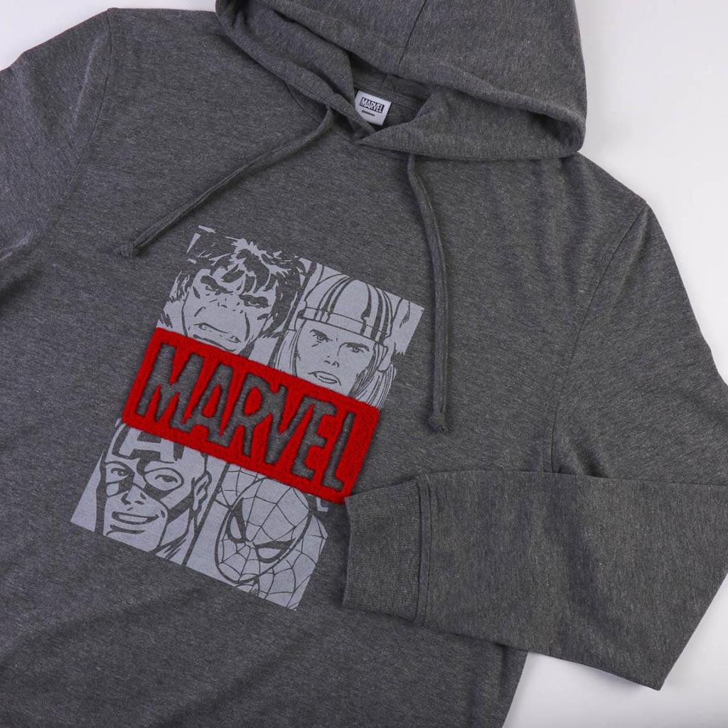 MARVEL - Logo - Sweat à Capuche Coton (XL) : ShopForGeek.com: Pull ...