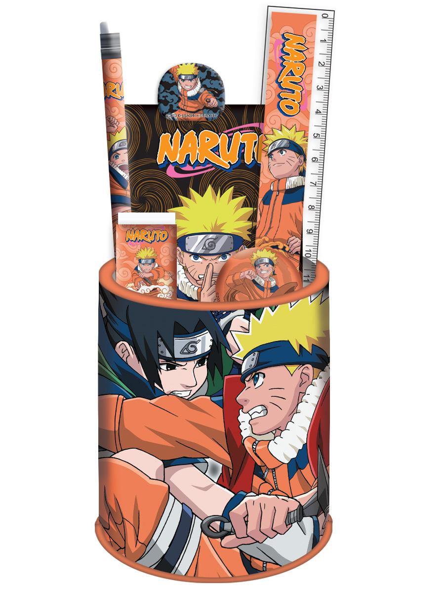 NARUTO - Stationery Set + Pencil Pot - 7pc. : ShopForGeek.com ...