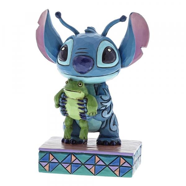DISNEY Traditions - Stitch with Frog Figurine - 10cm : ShopForGeek.com ...