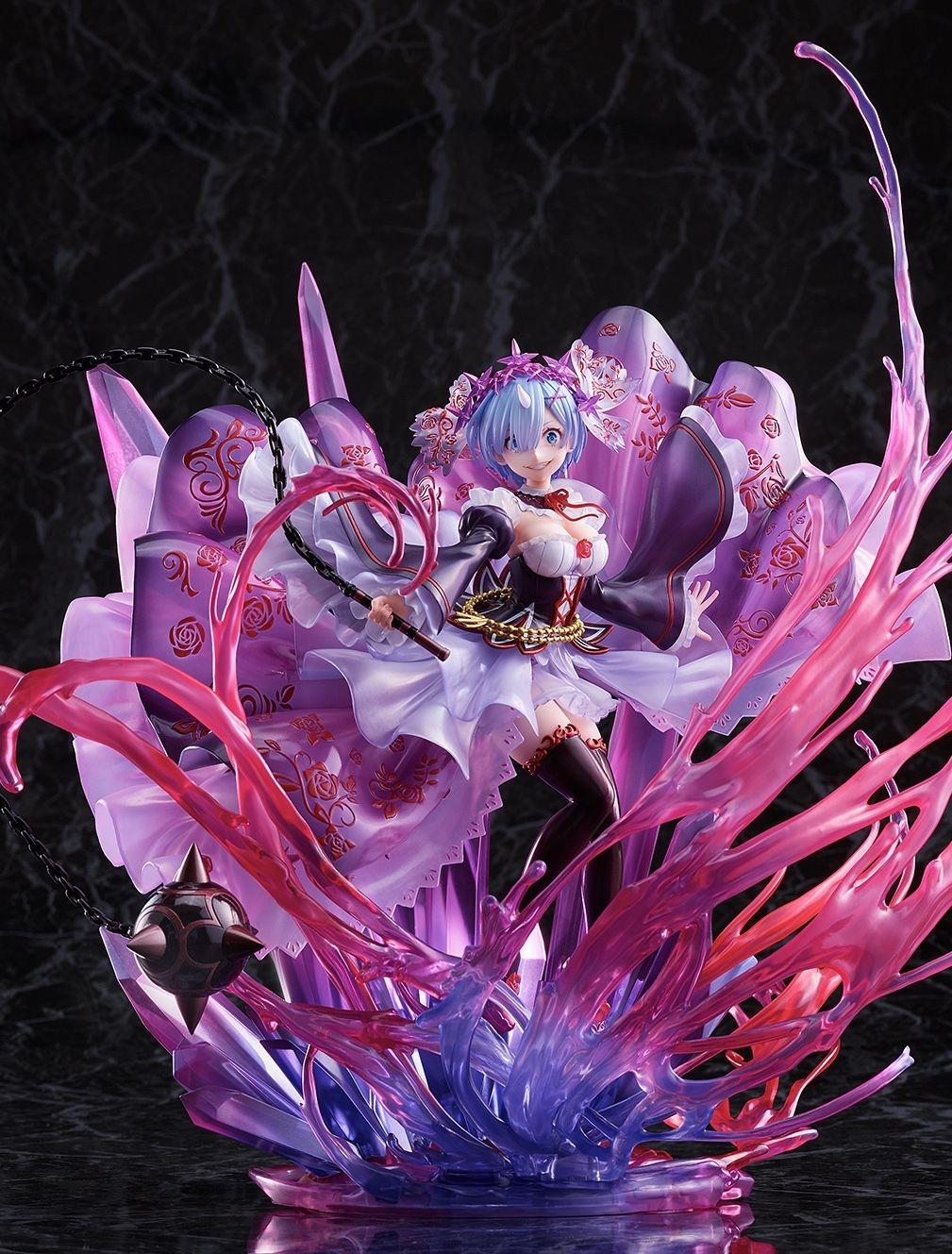 RE ZERO - Rem Demon "Crystal Dress" - Shibuya Scramble Figure 34cm ...