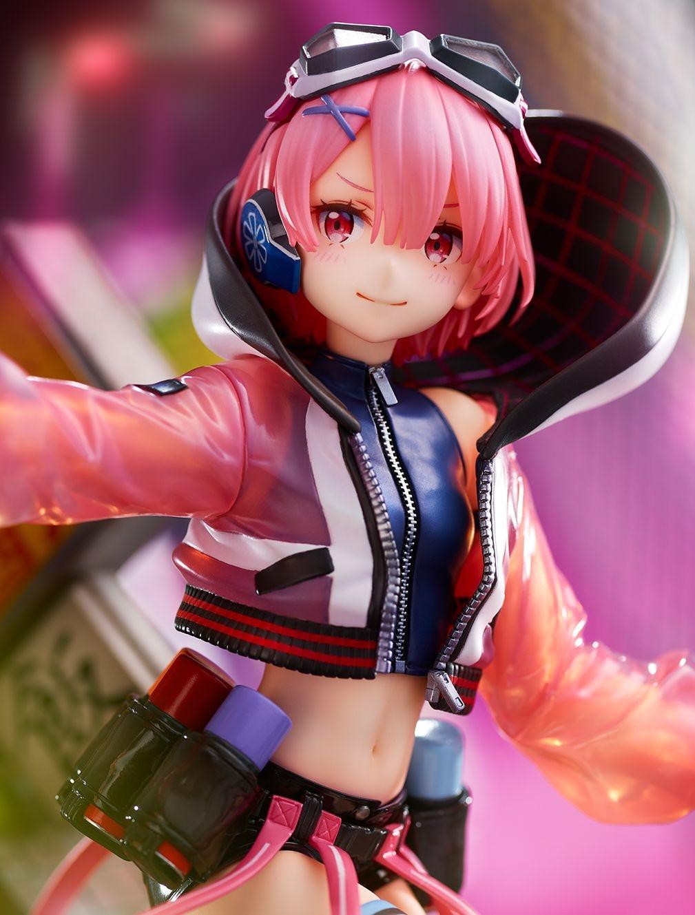 RE ZERO - Ram "Neon City" - Shibuya Scramble Figure 24cm : ShopForGeek ...