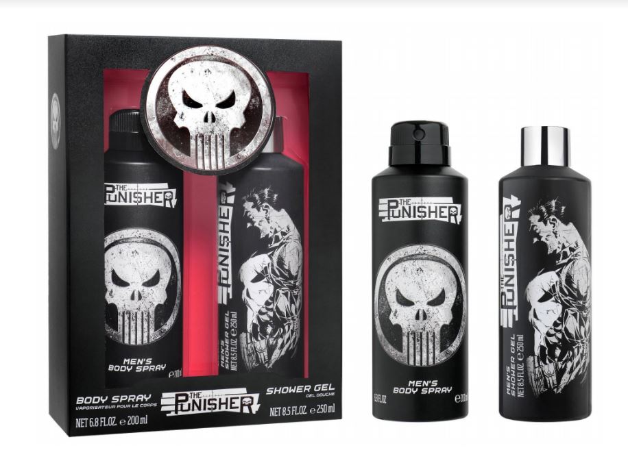 MARVEL - Body Spray 200ml + Shower Gel 250ml - The Punisher ...