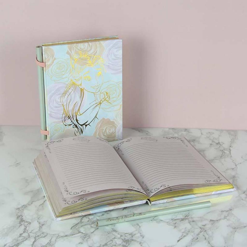 DISNEY PRINCESS - Belle Notebook with Pencil : ShopForGeek.com ...