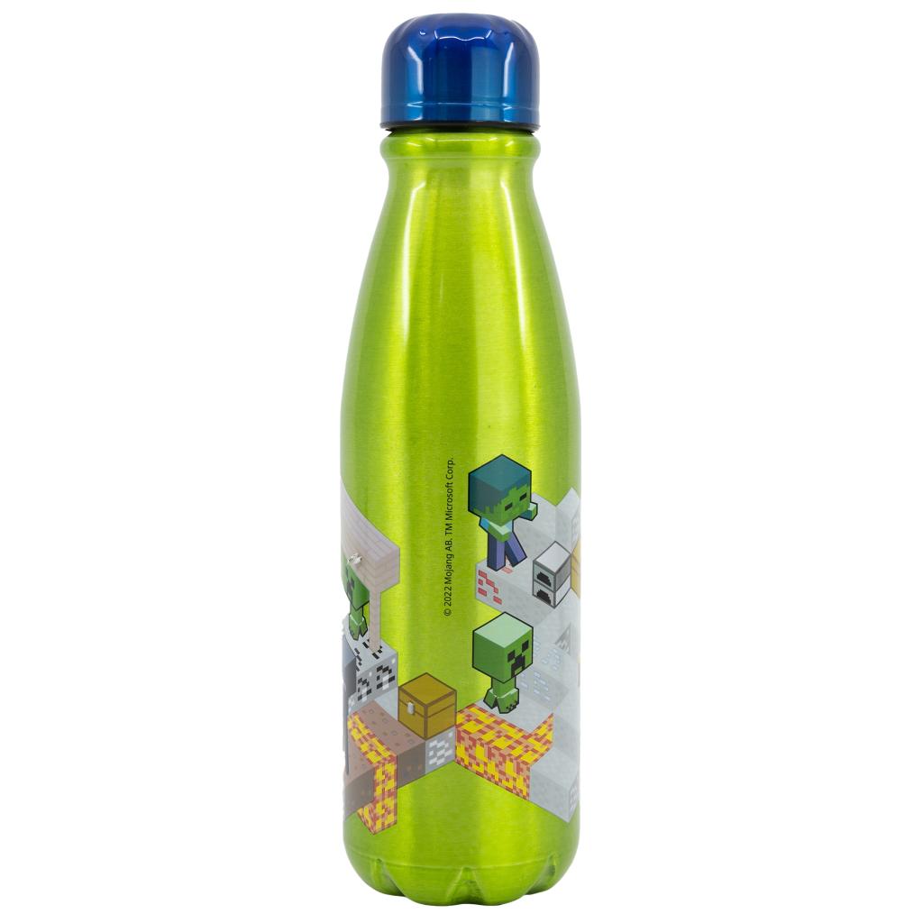 MINECRAFT - Aluminium Bottle 600ml : ShopForGeek.com: Bottle Minecraft