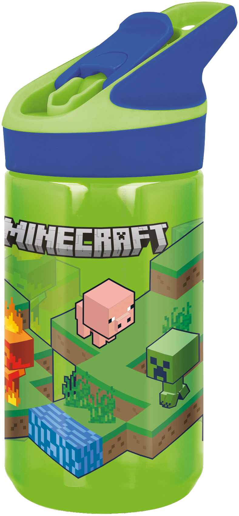 MINECRAFT - Creeper - Sport Bottle - 480ml : ShopForGeek.com: Bottle ...