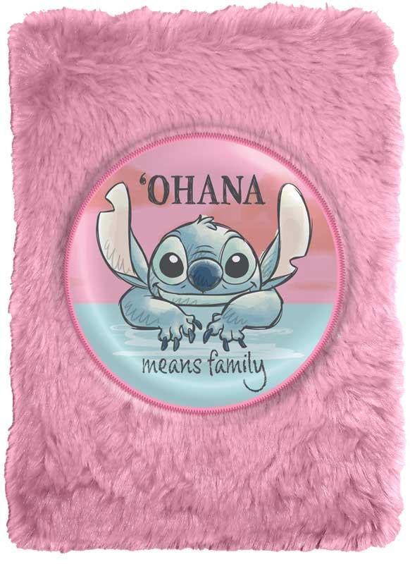 STITCH - Pink - Fur A5 Notebook : ShopForGeek.com: Stationery DISNEY