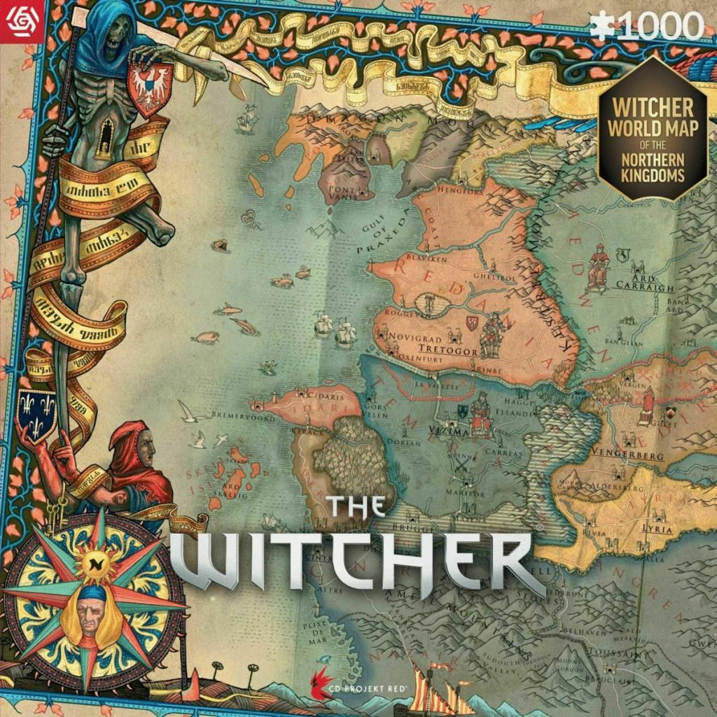 THE WITCHER 3 - The Northern Kingdoms - Puzzle 500P : ShopForGeek.com ...