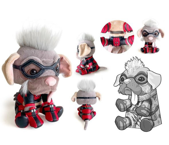 DEADPOOL - Dogpool - 25cm : ShopForGeek.com: Plush Simba Toys Marvel