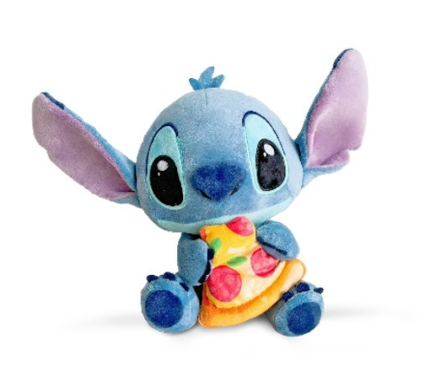 STITCH with Pizza - Plush 25cm : ShopForGeek.com: Plush Simba Toys DISNEY
