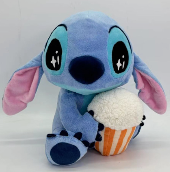 STITCH with Popcorn - Plush 25cm : ShopForGeek.com: Plush Simba Toys DISNEY