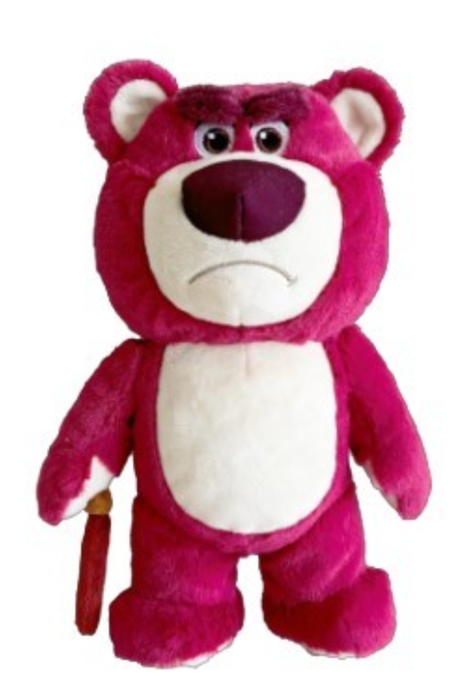 TOY STORY - Lotso with walking stick - Plush 25 cm : ShopForGeek.com ...