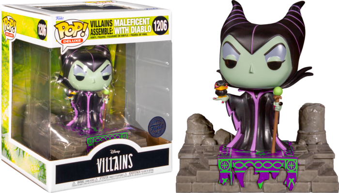 DISNEY - POP DELUXE N° 1206 - Maleficient with Diablo : ShopForGeek.com ...