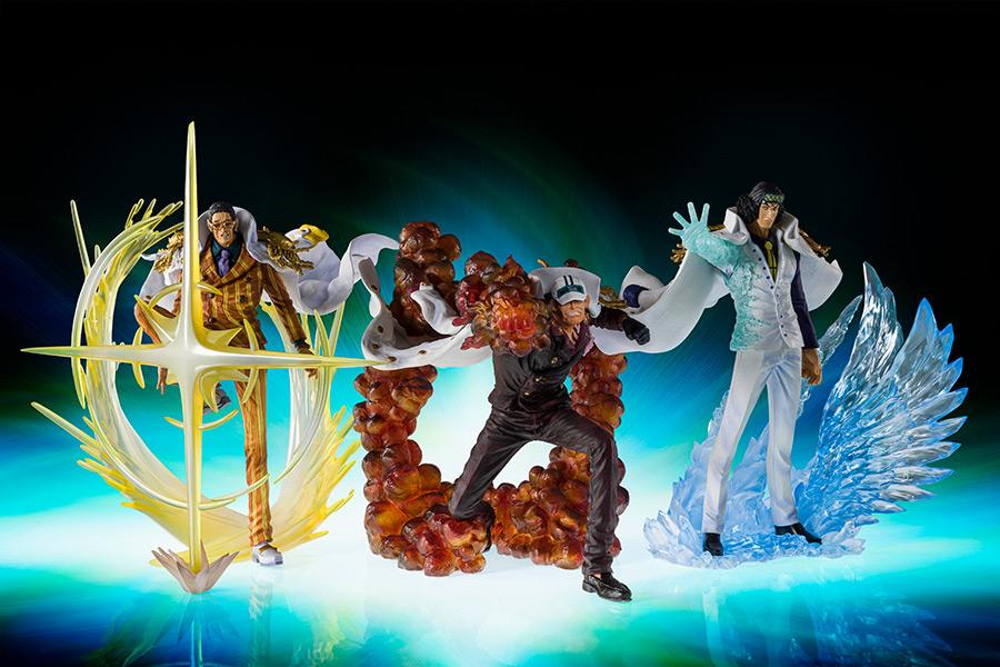 ONE PIECE - Statue PVC Figuarts Zero3 - Admirals Sakazuki-Akain ...